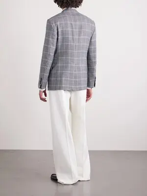 TOM FORD Houndstooth Wool-blend Blazer