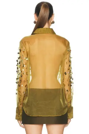 Retrofete Quilly Embroidered Blouse