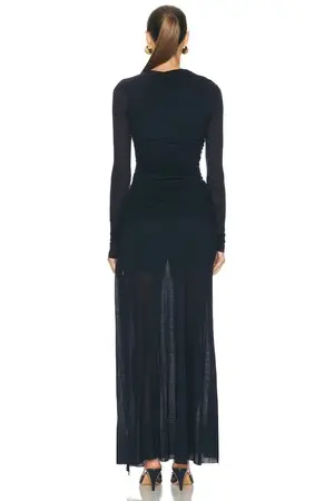 SEV Draped Knit Long Dress