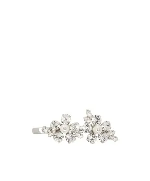 Simone Rocha Crystal-embellished Hair Clip - Silver