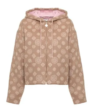 Casablanca Monogram Zip-up Hoodie - No