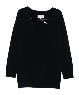 MAISON MARGIELA V-neck Raglan-sleeve Sweater