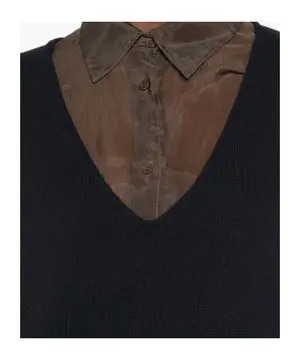 MAISON MARGIELA V-neck Raglan-sleeve Sweater