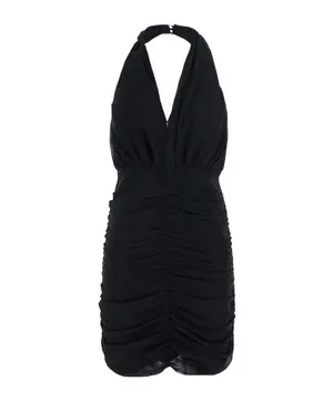 ROTATE BY BIRGER CHRISTENSEN Ruched Sequin-embellished Ruffled Mini Dress