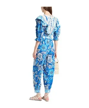 Farm Rio Floral Print Jumpsuit