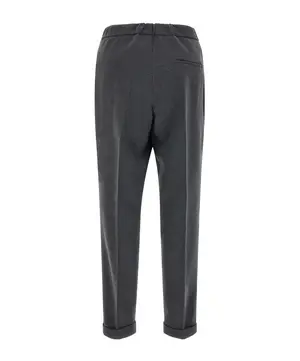 Alberto Biani Cropped Turn-up Pants