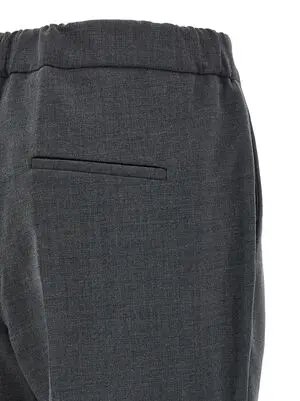 Alberto Biani Cropped Turn-up Pants