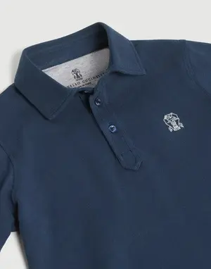 Brunello Cucinelli Cotton Piqué Polo Shirt With Logo