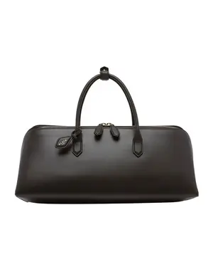 Alaïa Delta Medium Tote Bag - Brown