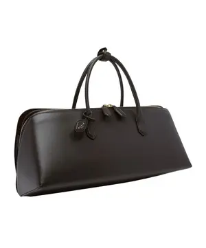 Alaïa Delta Medium Tote Bag - Brown