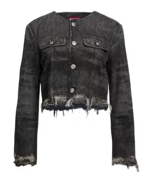 DIESEL® Vintage-washed Denim Jacket - Black