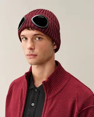 C.P. COMPANY Extrafine Merino Wool Goggle Beanie