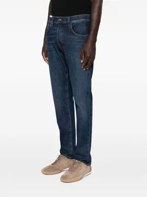 PT TORINO Faded Straight-leg Jeans