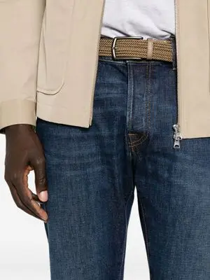 PT TORINO Faded Straight-leg Jeans
