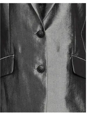 Rag & Bone Denim-style Single-breasted Blazer