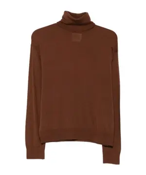 SEMICOUTURE Ribbed-knit Turtleneck Sweater
