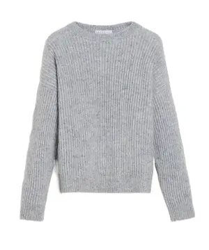 Brunello Cucinelli English Rib-knit Crew-neck Sweater