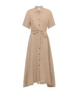 Antonelli Firenze Belted Midi Shirt Dress