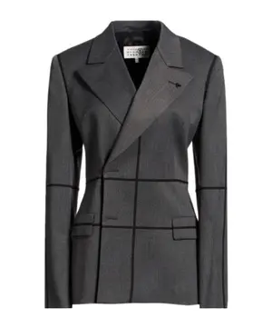 MAISON MARGIELA Minimalist Tailored Blazer - Grey
