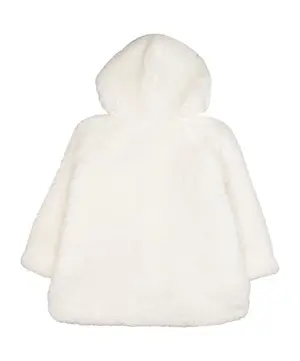 Monnalisa Bow-detail Hooded Coat