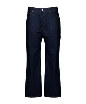 Officine Générale Belt-loop Denim Jeans - Black