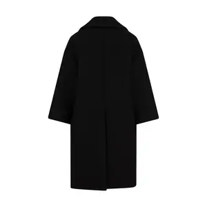 Balmain Logo-plaque Oversized-lapels Coat
