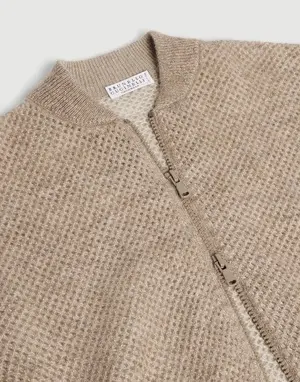 Brunello Cucinelli Net-knit Zip-up Cardigan