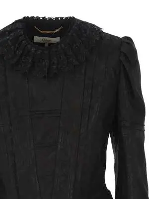 Chloé Lace-detailed Fitted Jacket