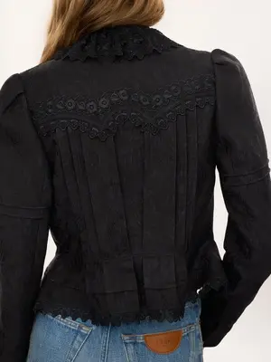 Chloé Lace-detailed Fitted Jacket