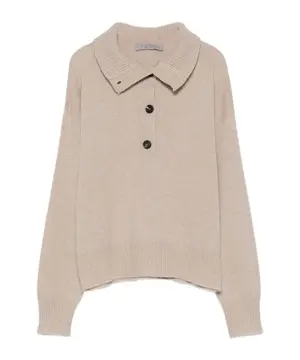D.exterior Collared Sweaters For Women