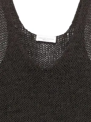ROBERTO COLLINA V-neck Knit Tank Top