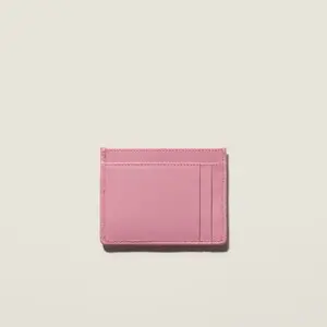 Miu Miu Matelassé Nappa Leather Card Holder