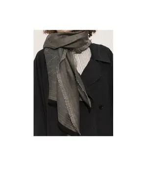 Zadig&Voltaire Voltaire Glenn Monogram Frayed Edge Scarf