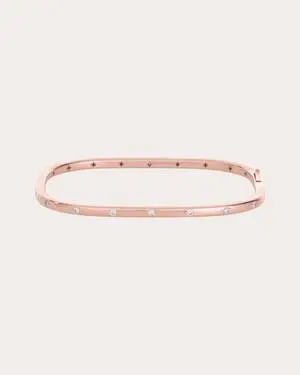 Moritz Glik Diamond Petite Core Stacking Bangle - Gold