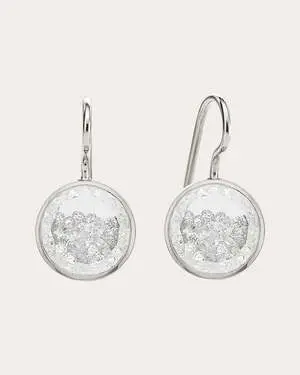 Moritz Glik Diamond Naipe Circle Drop Earrings