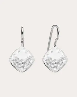 Moritz Glik Diamond Naipe Cushion Drop Earrings - Gold