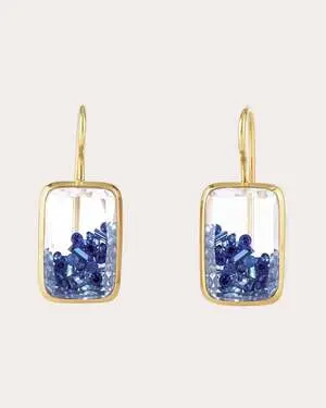 Moritz Glik Sapphire Petite Ten Fourteen Drop Earrings