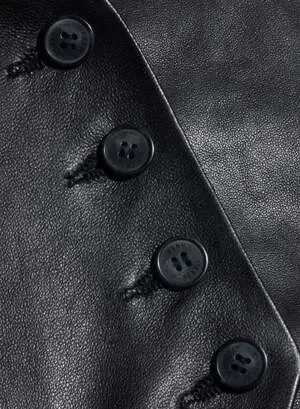 L'Agence Jianna Leather Waistcoat