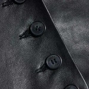 L'Agence Jianna Leather Waistcoat