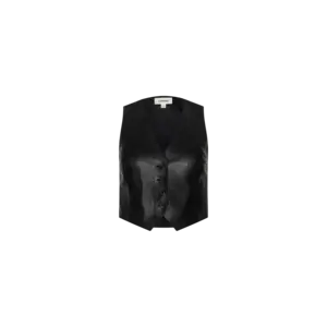L'AGENCE Jianna Leather Waistcoat