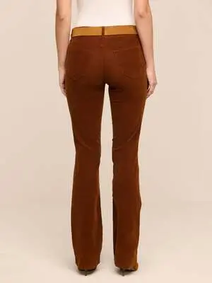 L'Agence Saffia Stretch Corduroy Pants