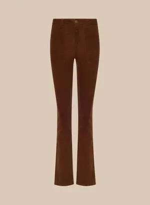 L'Agence Saffia Stretch Corduroy Pants