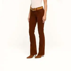 L'Agence Saffia Stretch Corduroy Pants - Java