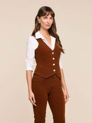 L'Agence Yelena Corduroy Vest