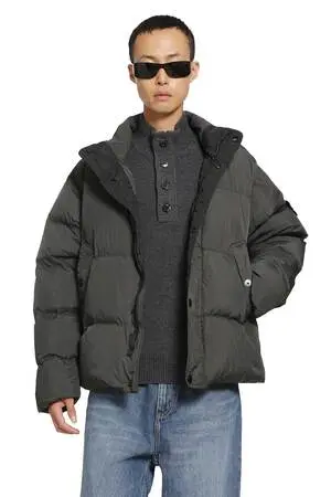 Stone Island Crinkle Reps Ny Down Jacket - Grey