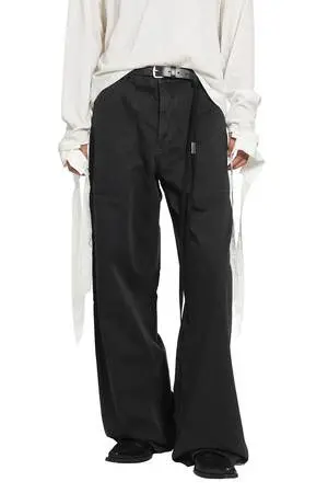 ANN DEMEULEMEESTER Monder Workwear Comfort Trousers - Black