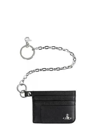 VIVIENNE WESTWOOD Flat Chain Card Holder