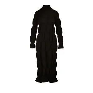 IOANA CIOLACU Quilted Midi Dress