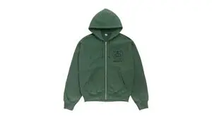 StÜssy Link Sport Zip Garment Dyed Hoodie
