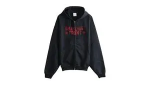 Vetements Anarchist Zip-up Hoodie